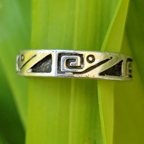 Native | Jewelry | Vintage Native American Handmade Navajo Greek Key ...
